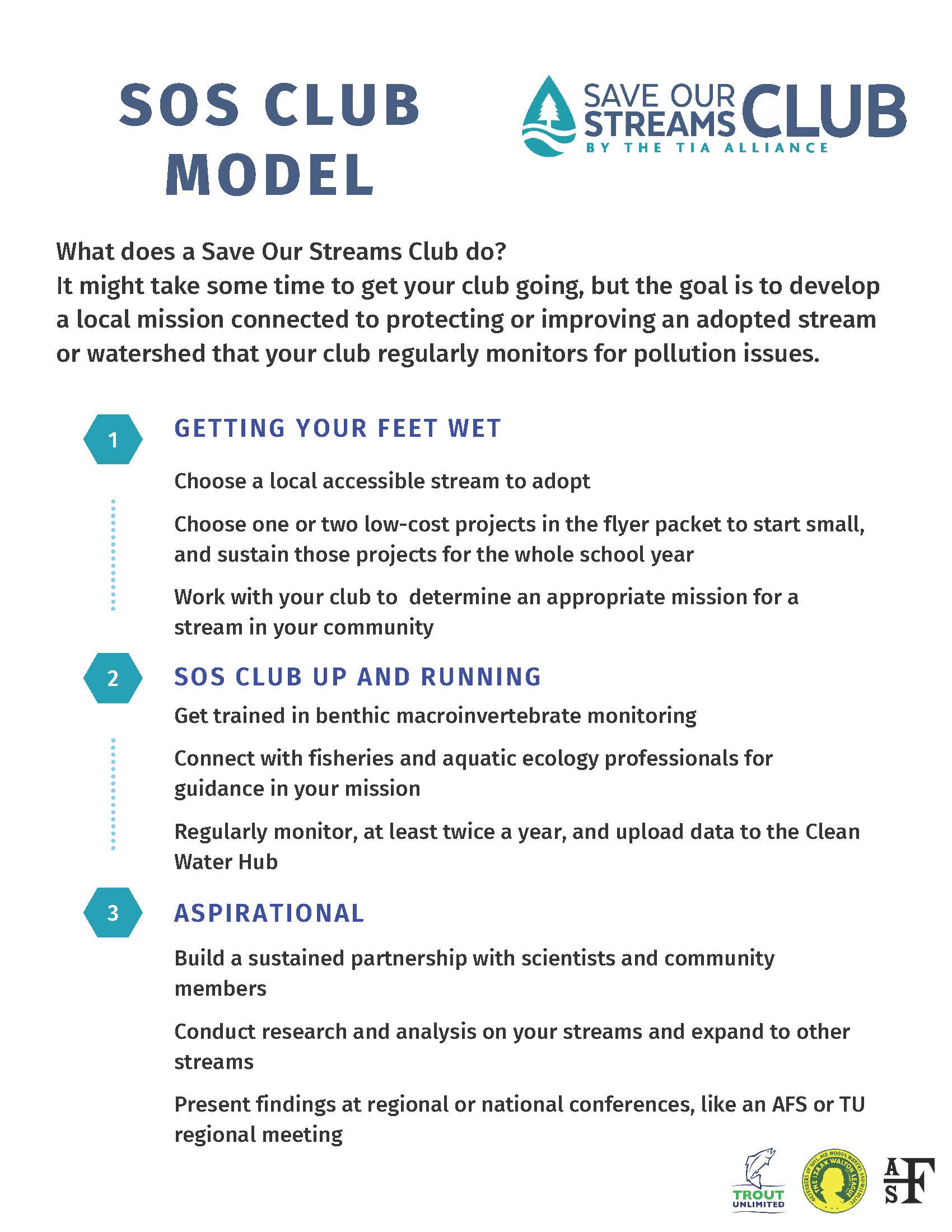 Save Our Streams Club from the TIA Alliance | Trout Unlimited